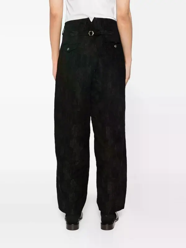 CALMLENCE Triple Pleated Tapered Trousers