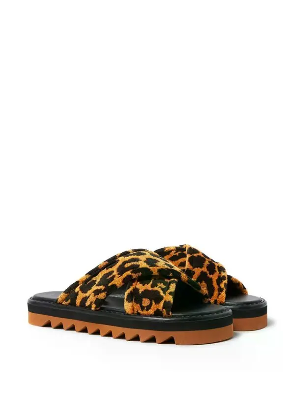 Stella McCartney Leopard-print Slides