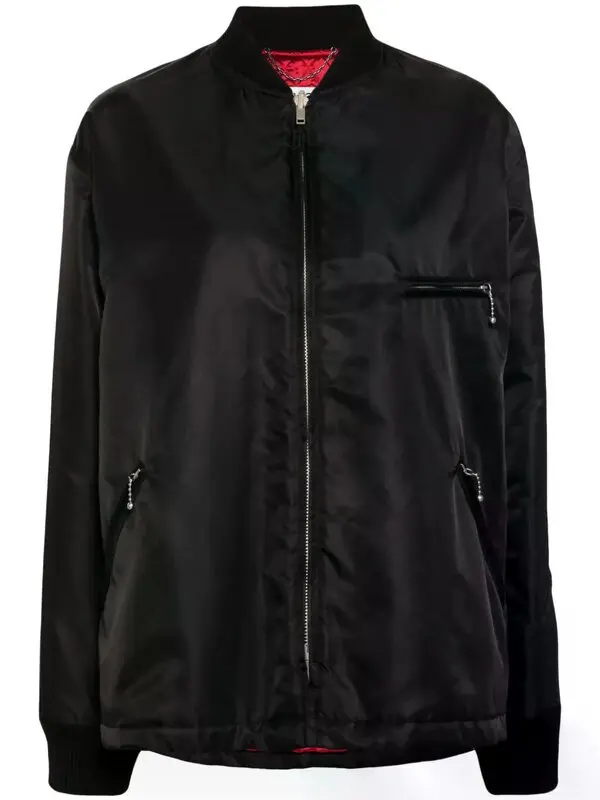 MAISON MARGIELA Single-stitch Logo Bomber Jacket