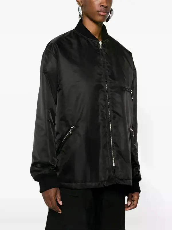 MAISON MARGIELA Single-stitch Logo Bomber Jacket