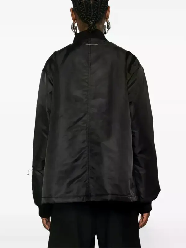 MAISON MARGIELA Single-stitch Logo Bomber Jacket
