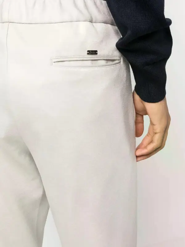 Herno Drawstring Straight-leg Trousers - Neutrals