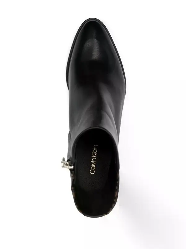 Calvin Klein Monogram-print Ankle Boots
