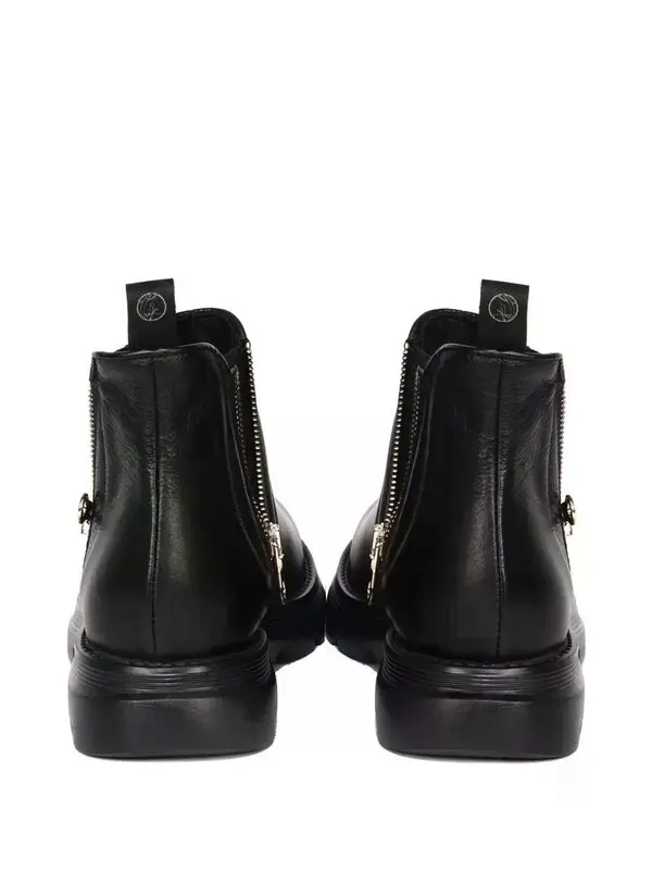 GIULIANO GALIANO Grained Leather Boots