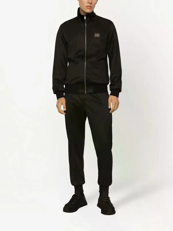 Dolce & Gabbana Logo-tag Zip-up Sweatshirt