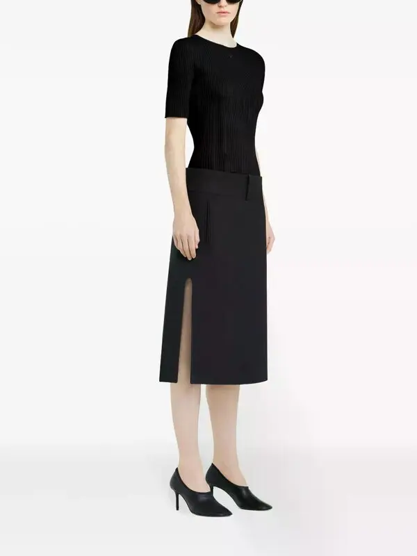 COURREGES Belted Skirt