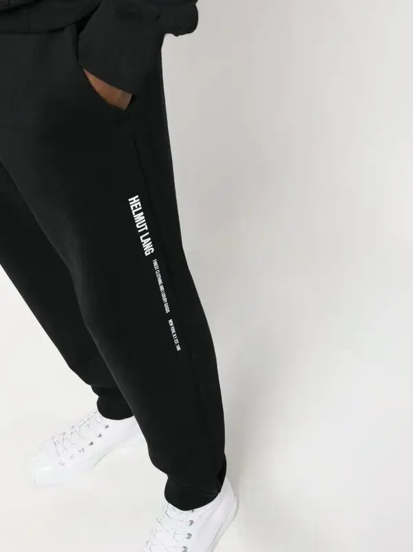 Helmut Lang Logo-print Cotton Track Pants