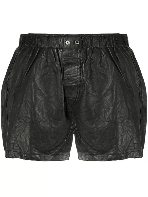 Zadig&Voltaire High-rise Crinkle Shorts - Black