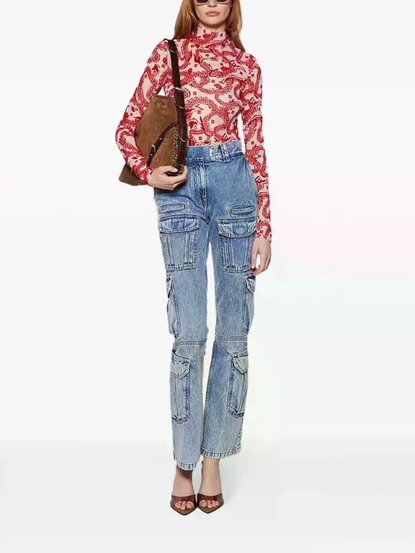 Givenchy Bootcut Cargo Jeans