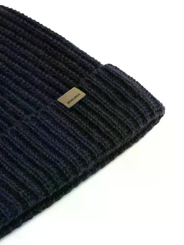 Woolrich Ribbed-knit Beanie - Blue