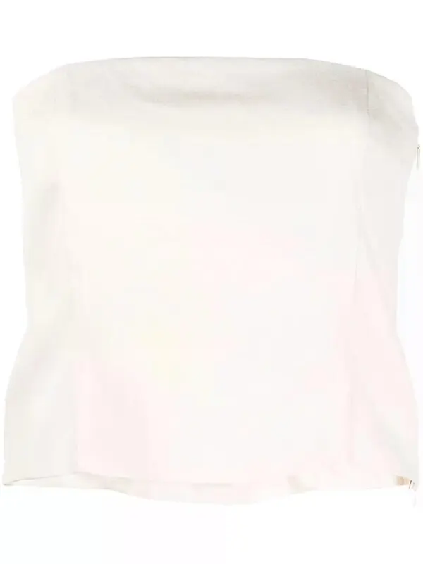 Gauge81 Tona Panelled Cropped Top - Neutrals