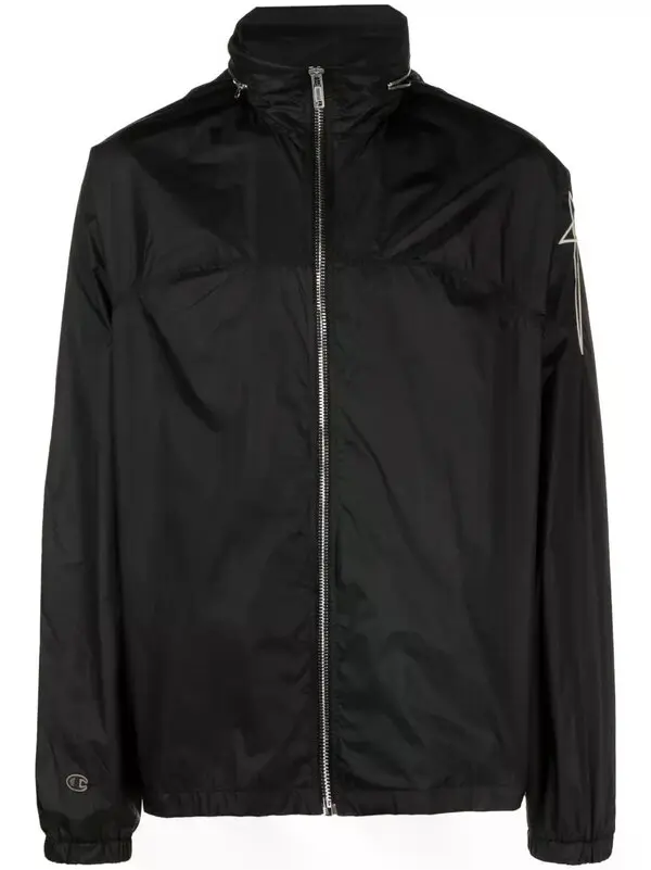 Rick Owens Embroidered-logo Lightweight Jacket