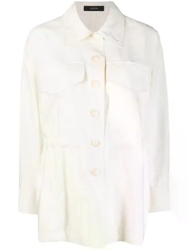JOSEPH Welbeck Drawstring Shirt Jacket