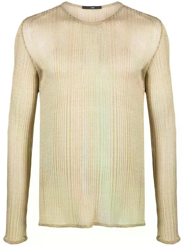 SAPIO Semi-sheer Knitted Jumper