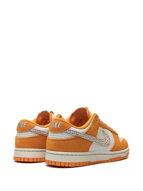 Nike Dunk Low Safari Swoosh Kumquat Sneakers - Orange