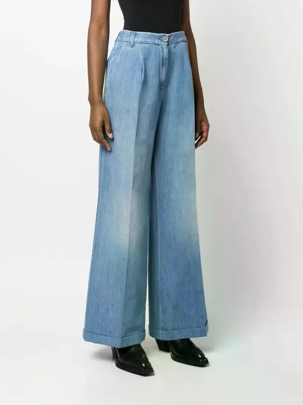 Jacob Cohen High-waisted Wide-leg Jeans