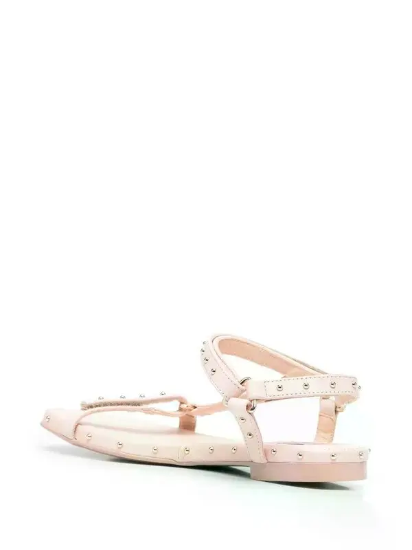 Agl Stud-embellished Open-toe Sandals - Pink