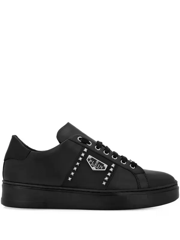 Philipp Plein Hexagon Lace-up Sneakers - Black