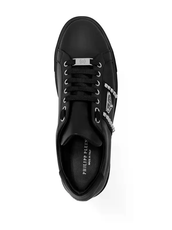 Philipp Plein Hexagon Lace-up Sneakers - Black