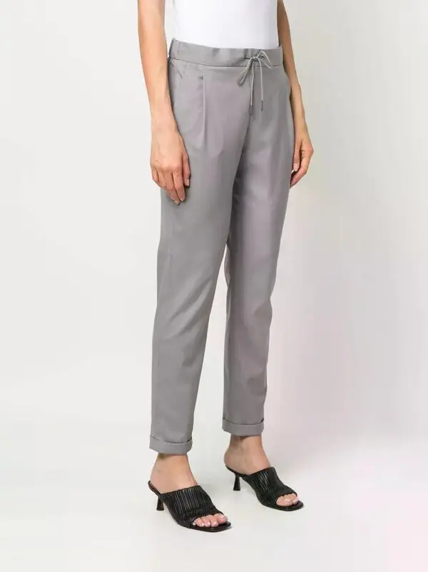 Fabiana Filippi Drawstring-waist Virgin Wool Trousers