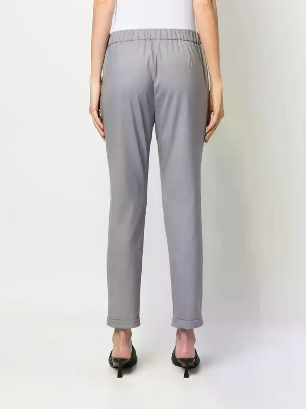 Fabiana Filippi Drawstring-waist Virgin Wool Trousers
