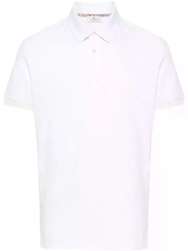 Etro Pegaso-embroidered Cotton Polo Shirt