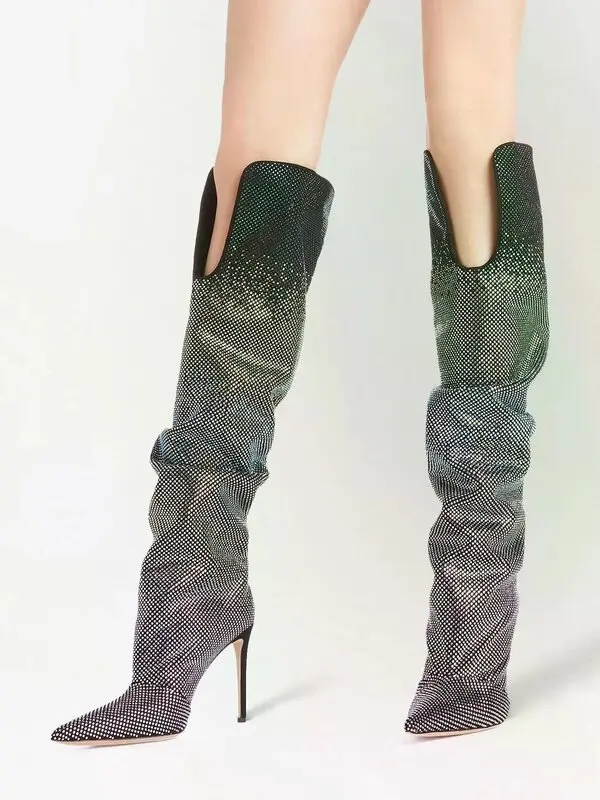 GIUSEPPE ZANOTTI 105mm Gz Gala Caleido Knee-high Boots