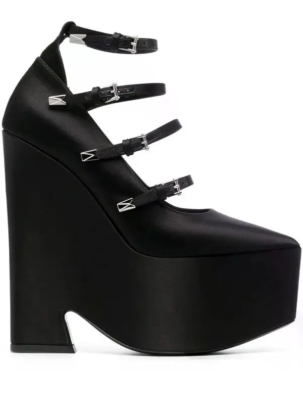 Versace Tempest 170mm Platform Pumps - Black
