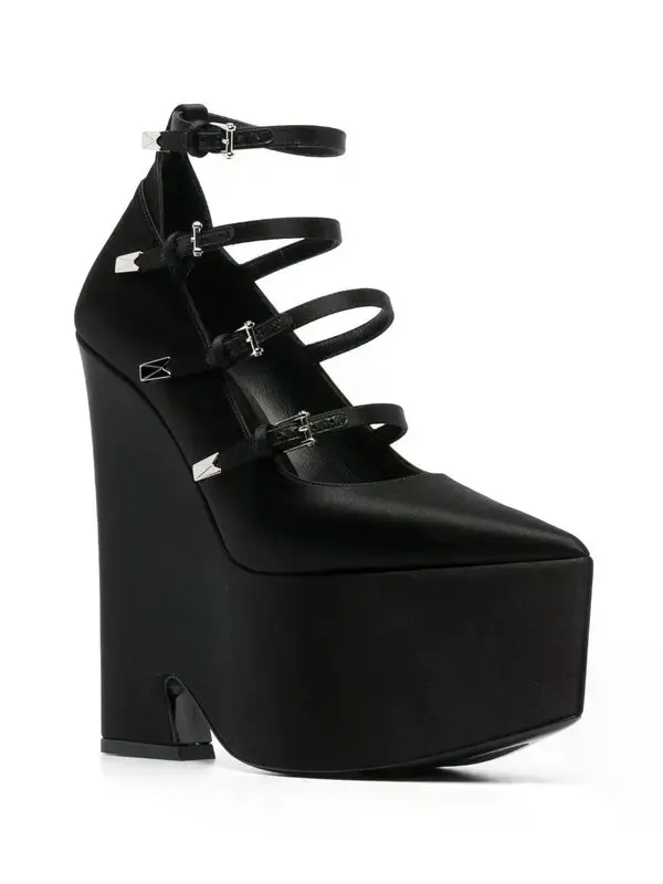 Versace Tempest 170mm Platform Pumps - Black