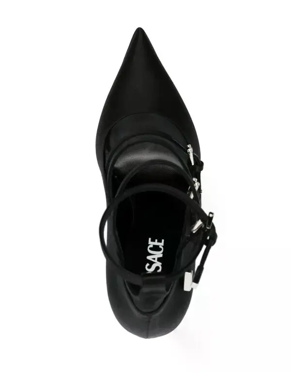 Versace Tempest 170mm Platform Pumps - Black
