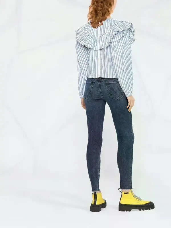 MOTHER Distressed Skinny Jeans