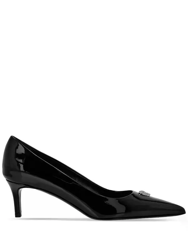 Philipp Plein 55mm Skull-appliqué Pumps