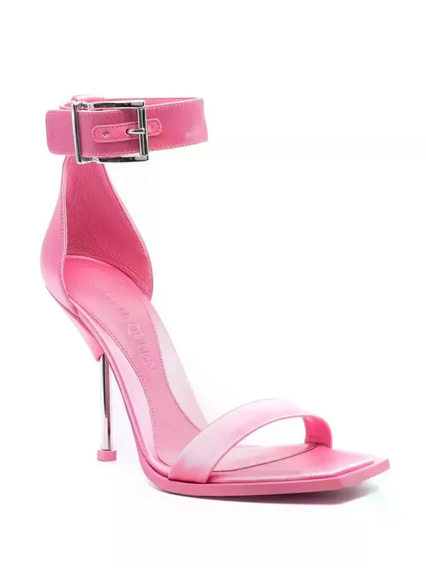 Alexander McQueen 110mm Satin-finish Sandals