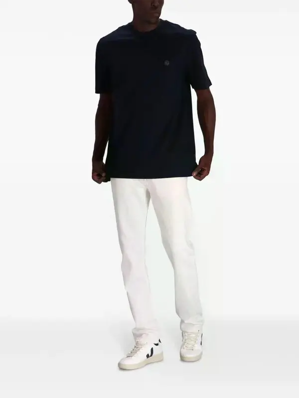 BOSS Rubberised-logo Cotton T-shirt