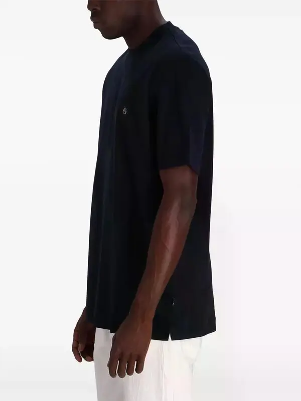 BOSS Rubberised-logo Cotton T-shirt