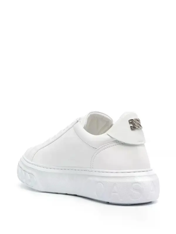 Casadei Low-top Leather Sneakers - White