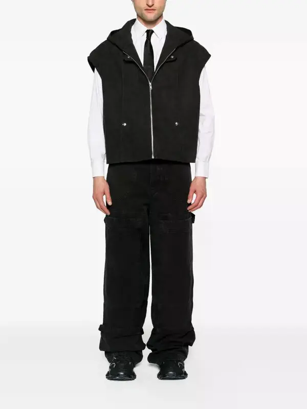 Off-White Strap-detailing Canvas Carpenter Trousers