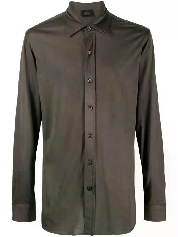 Brioni Long-sleeve Button-up Shirt