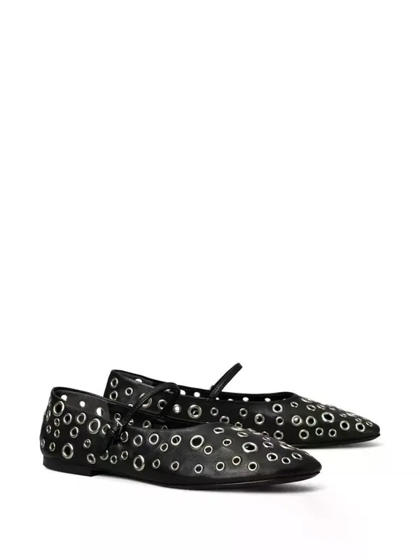 Tory Burch Eyelet-embellished Ballet Flats
