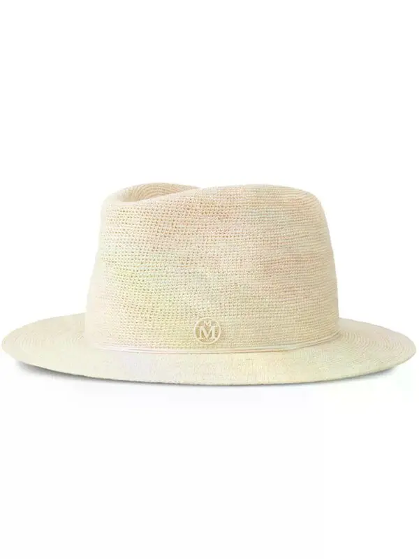 MAISON MICHEL Andre Fedora Hat - Neutrals
