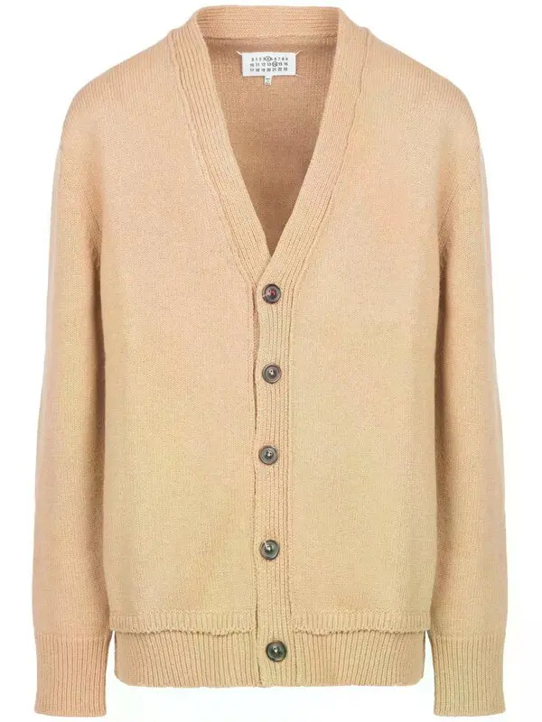 MAISON MARGIELA V-neck Elbow-patch Cardigan