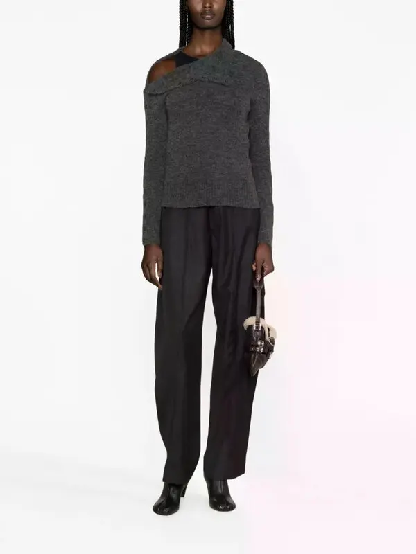 Isabel Marant Étoile Malo Convertible Knitted Jumper - Grey