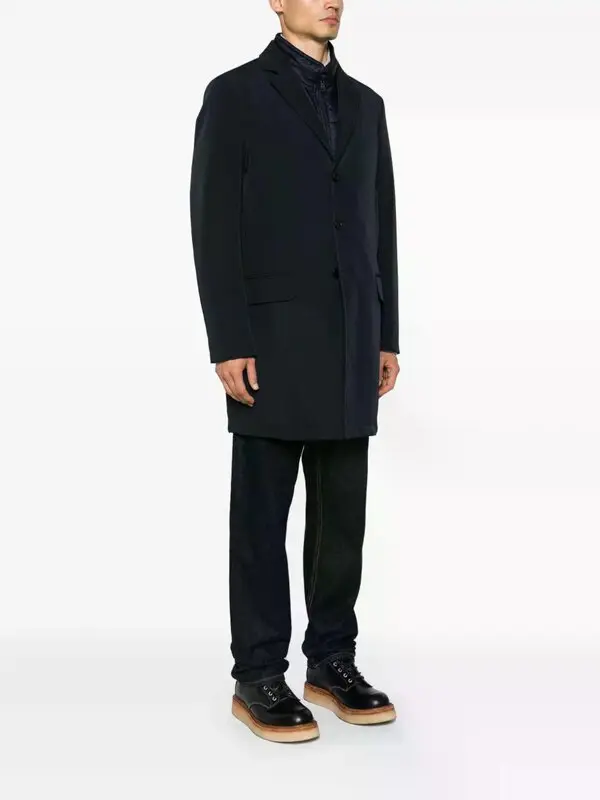 FAY Layered Coat - Blue