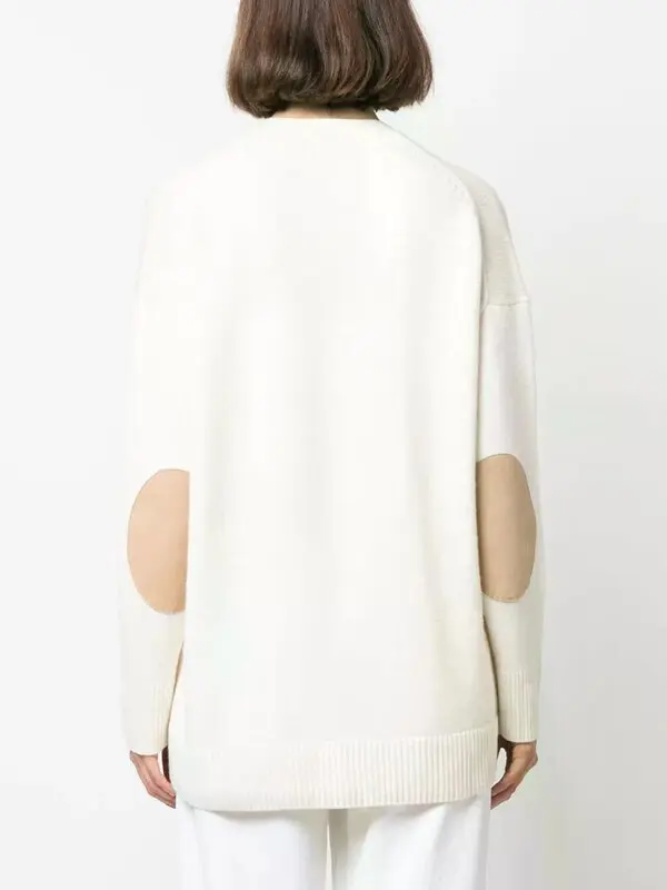 Theory Fine-knit Elbow-patch Cardigan