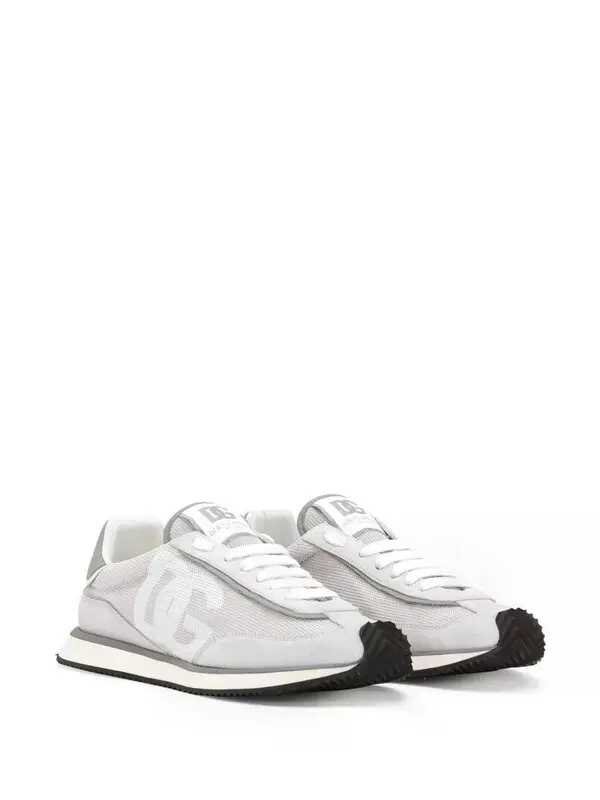 Dolce & Gabbana Mixed-material Cushion Sneakers - Grey