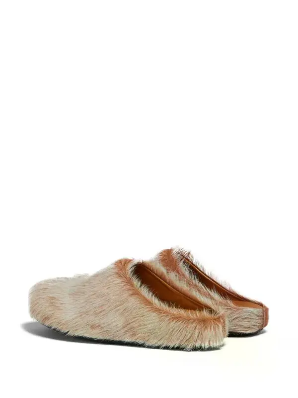 Marni Fussbett Mules - Brown