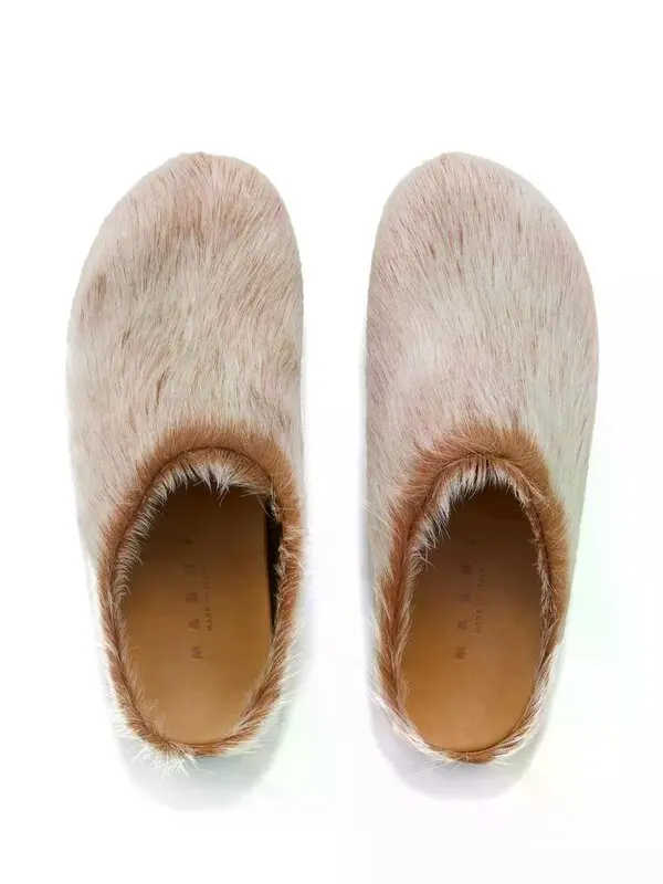 Marni Fussbett Mules - Brown