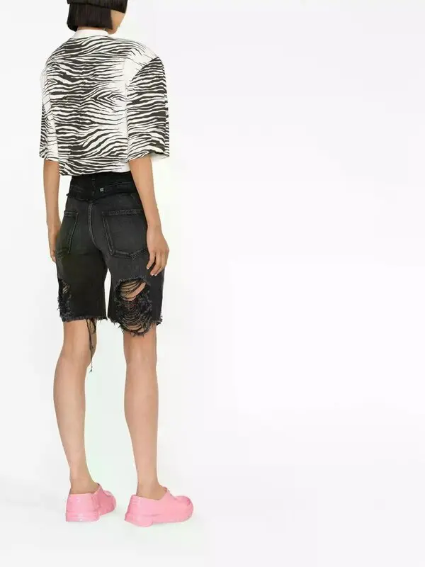 Givenchy Denim Knee-length Shorts