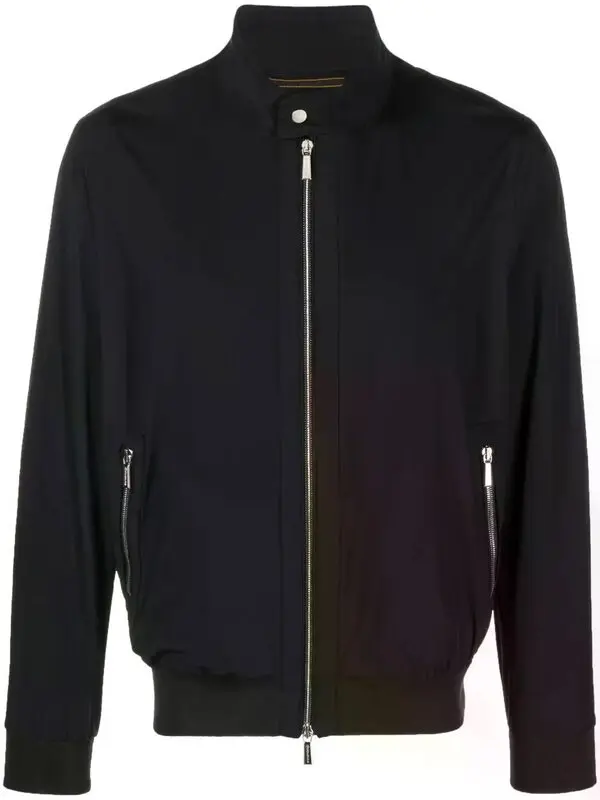 MOORER Zip-up Bomber Jacket