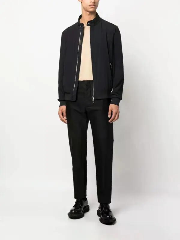 MOORER Zip-up Bomber Jacket